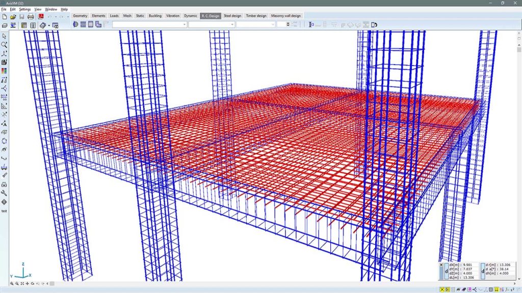 Reinforced concrete structures - AXISVM