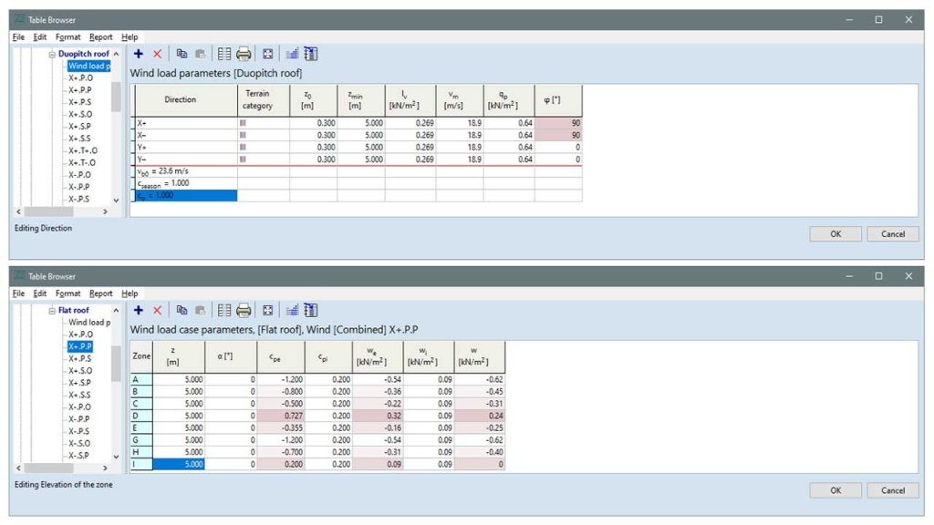 Generation of meteorological loads - AXISVM
