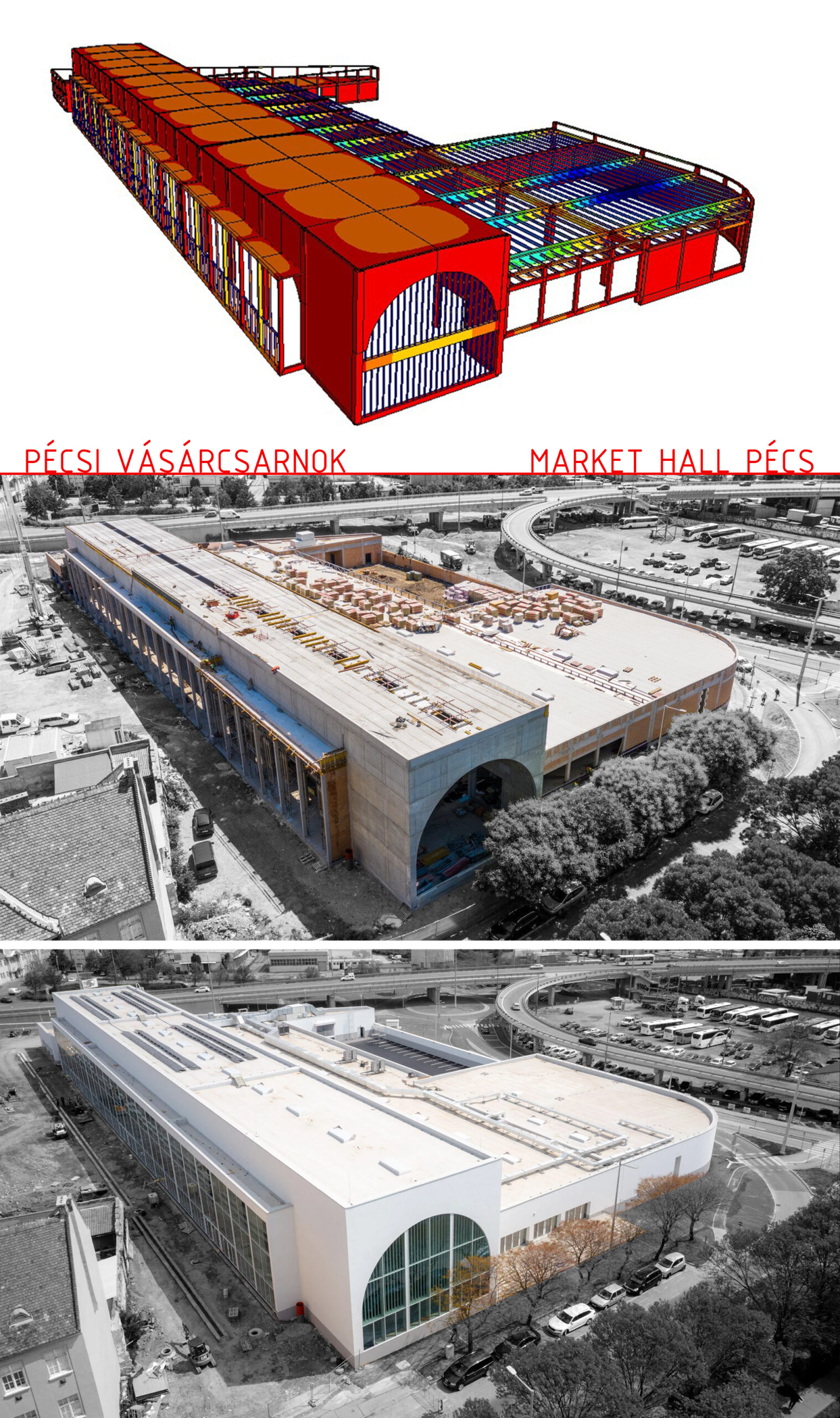 MARKET HALL PÉCS - AxisVM