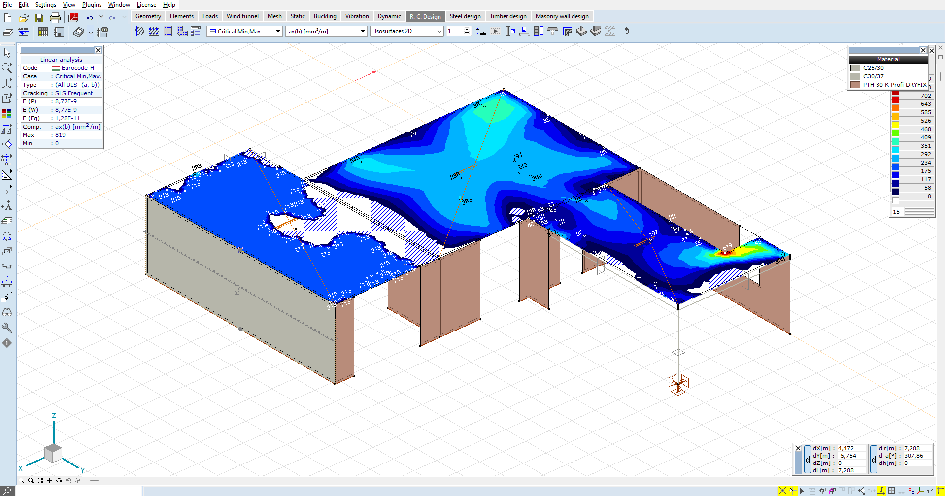 Detailing rules in the AXISVM implemented from the EuroCode - AXISVM